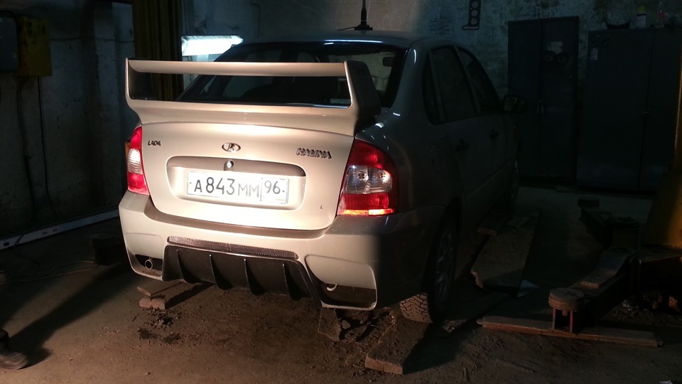 Смесь "Спорта" и AVR "Самурай". — Lada Калина седан, 1,6 л, 2006 года ...