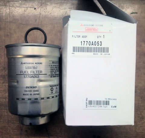 1770A053 Фильтр топливный Mitsubishi | Запчасти на DRIVE2