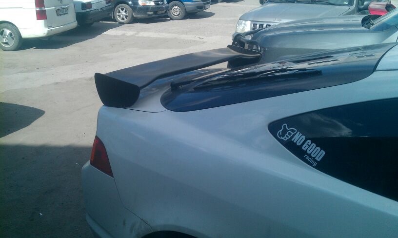 Спойлер карбоновый и прямоток HKS — Honda Integra (DC5), 2,4 л, 2003 ...