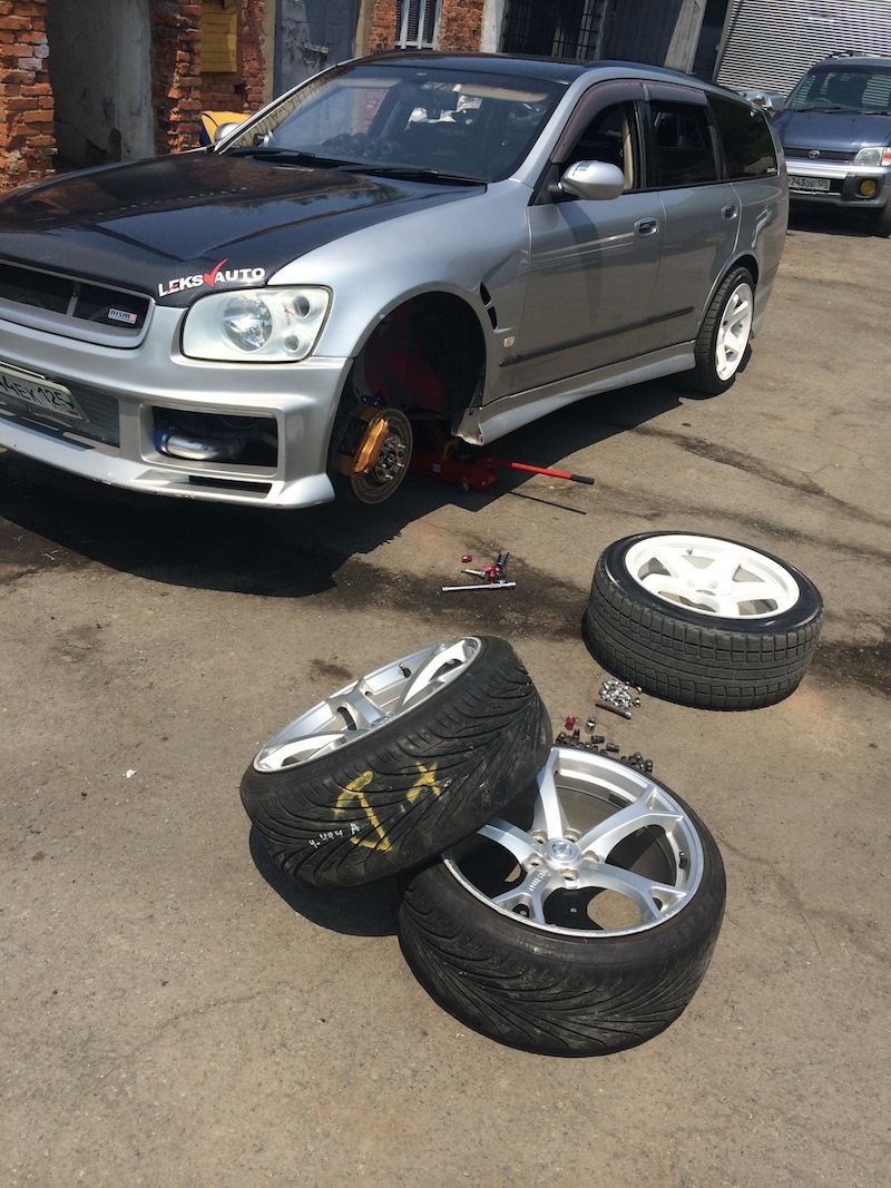 Nismo Wheels! Yeah! — Nissan Stagea (M35), 2,5 л, 2002 года | колёсные ...