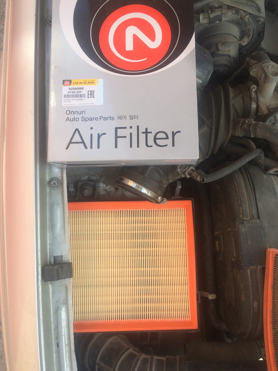 92060868 Фильтр воздушный GM | Запчасти на DRIVE2