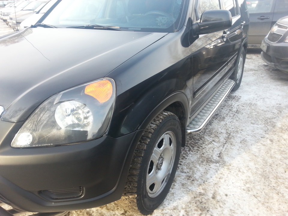 подножки установлены! — Honda CR-V (RD4/RD5/RD6/RD7), 2,4 л, 2004 года | стайлинг | DRIVE2