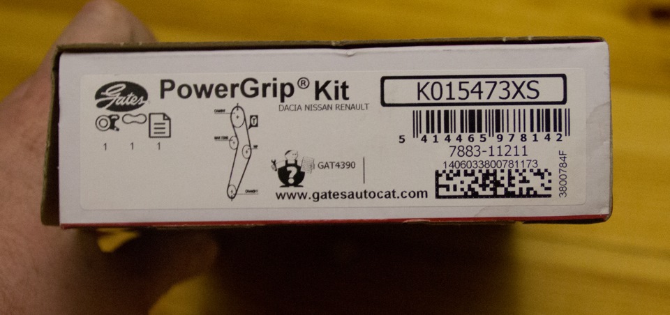 K015473XS Комплекты деталей для ремней грм GATES | Запчасти на DRIVE2