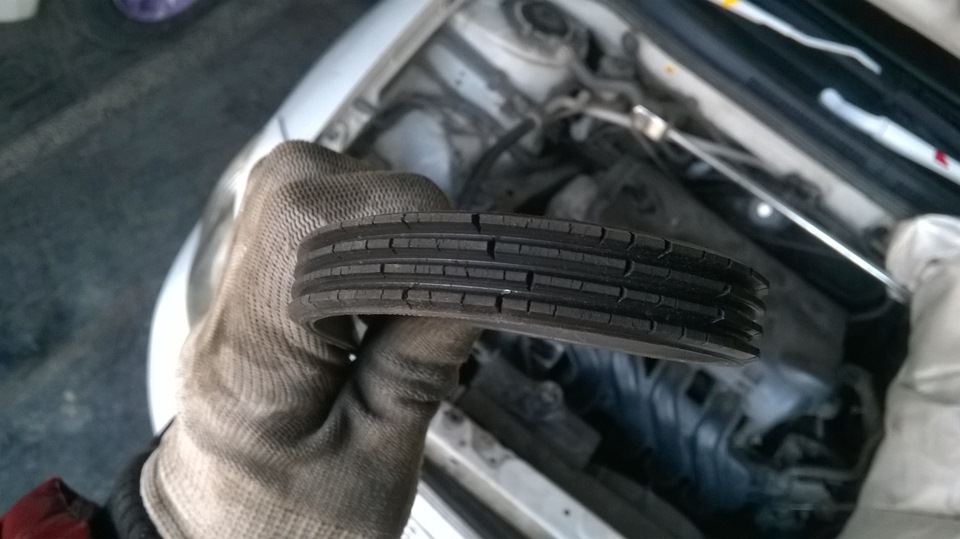 ремень генератора отжил свое — Toyota Allex, 1,5 л, 2001 года | своими ...