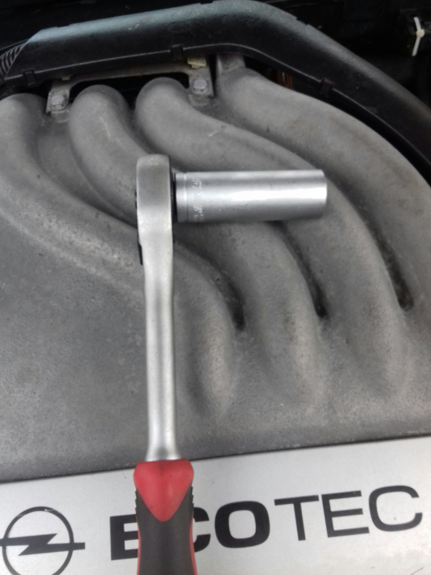 Замена датчика температуры — Opel Vectra B, 1,6 л, 1998 года | запчасти ...