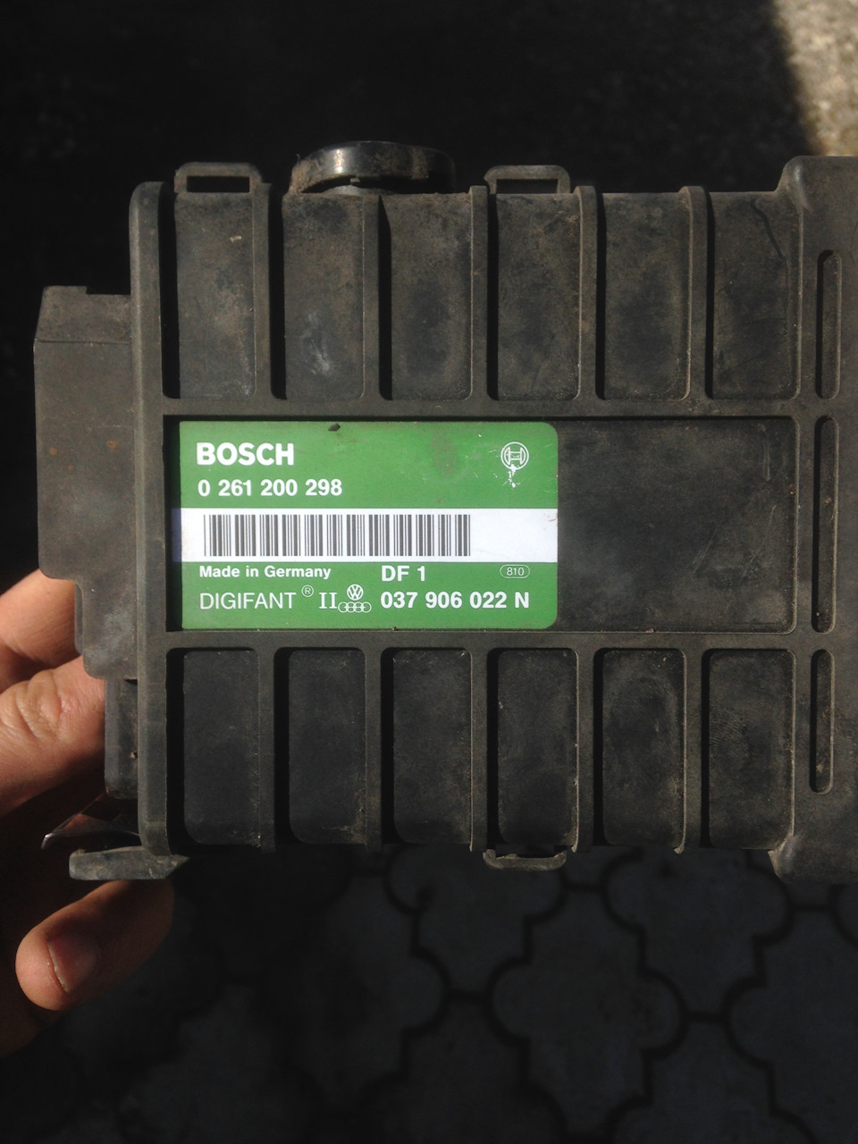 037906022 Блок управления двигателем VAG | Запчасти на DRIVE2