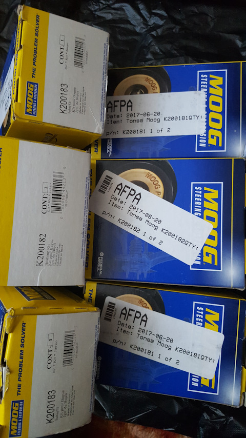 K200183 Сайлентблок нижнего переднего рычага MOOG | Запчасти на DRIVE2