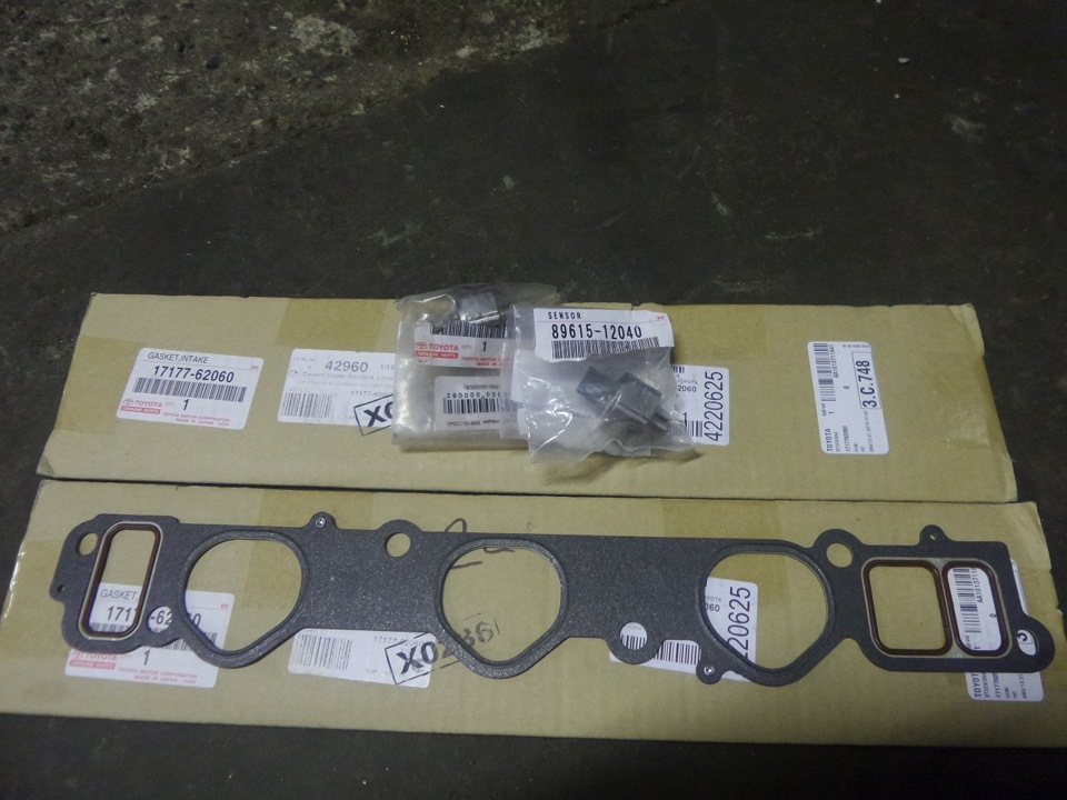 Замена датчиков детонации — Toyota Land Cruiser Prado 90-series, 3,4 л ...