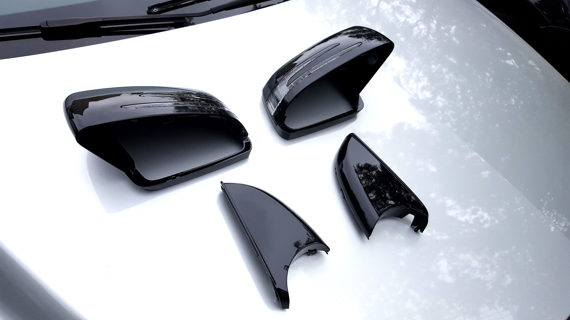 Mercedes W246 — Пимеряем Night Paket (Code P55). Чёрные зеркала ...