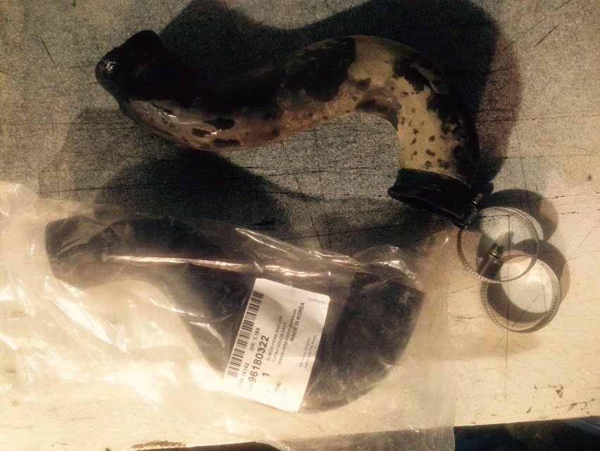 96180322 Шланг радиатора, верхний GM | Запчасти на DRIVE2