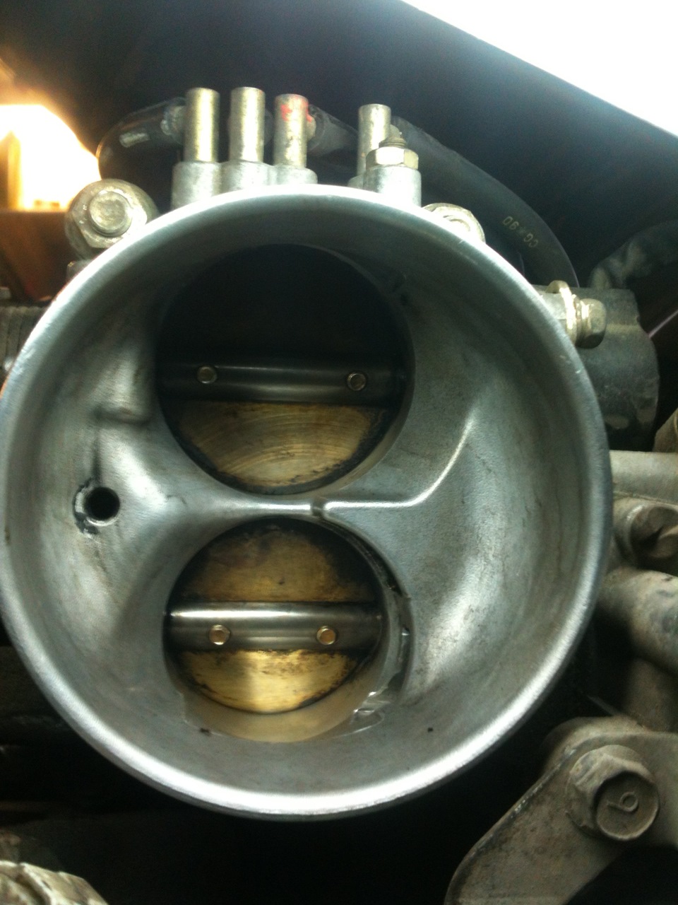 Дроссельная заслонка ч. 2 — Mazda 626 III (GD), 2,2 л, 1989 года ...