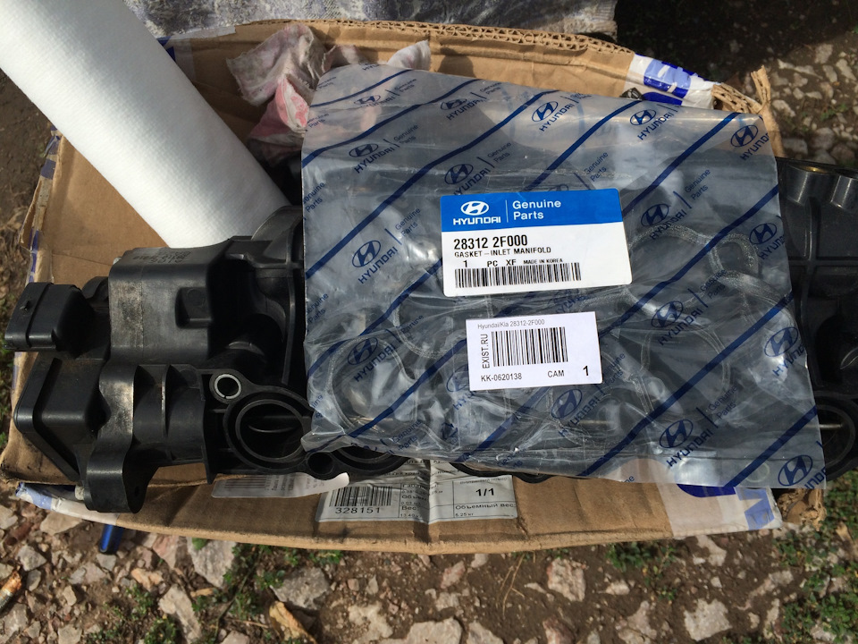 283122F000 Прокладка впускного коллектора двигателя KIA HYUNDAI ...