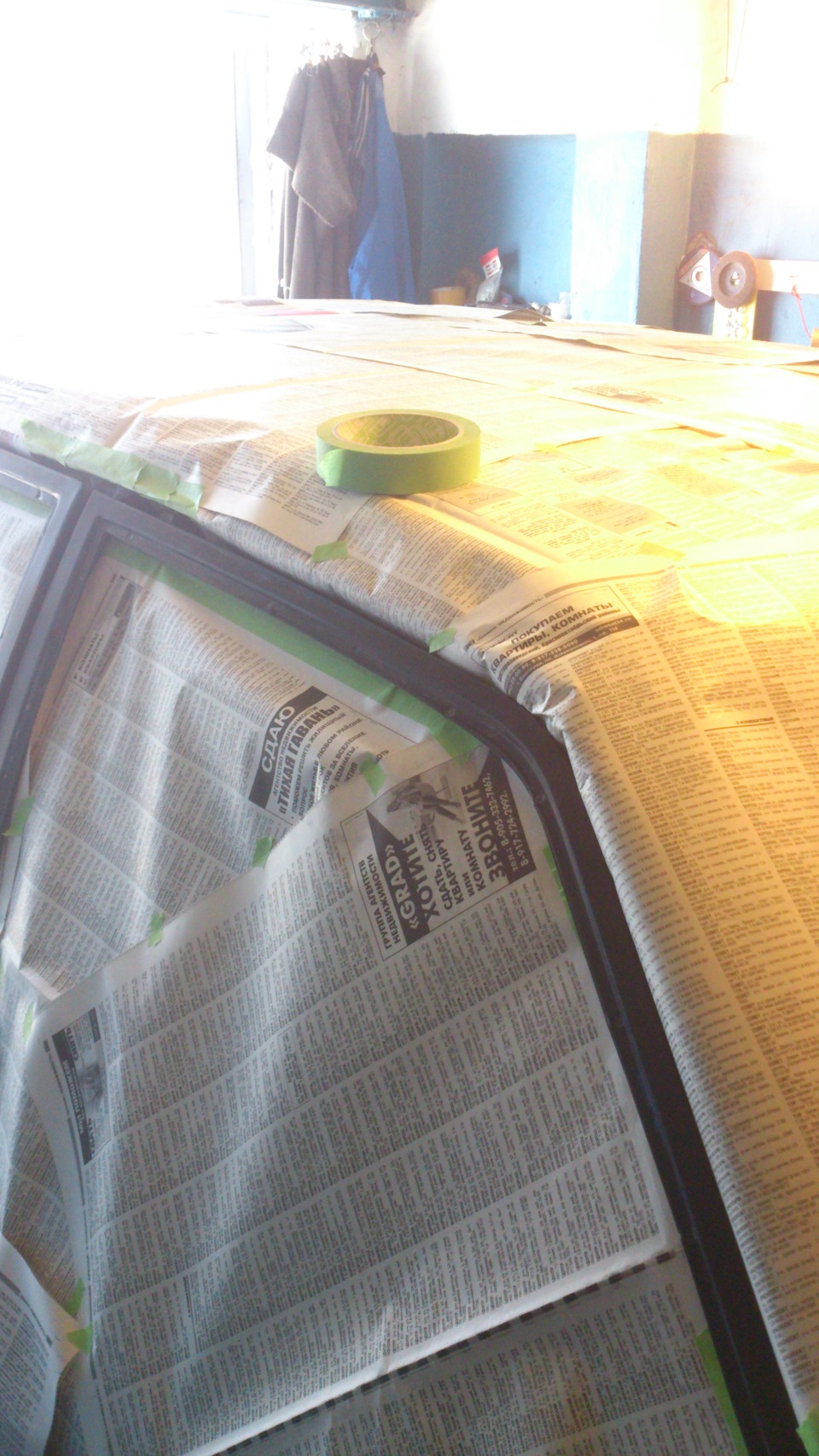 покрасил рамки дверей и еще так по мелочи — LADA 21099, 1,5 л., 1996 ...