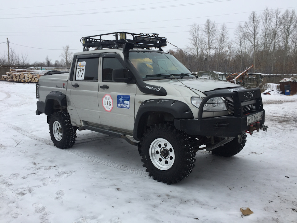 Установка 35 колёс — УАЗ Pickup, 2,7 л., 2014 года | шины | DRIVE2