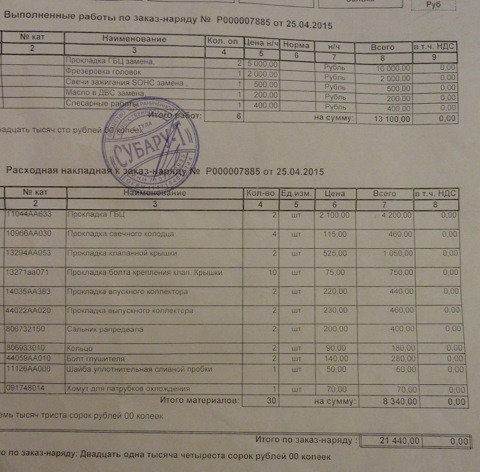 44059AA010 Болт глушителя SUBARU | Запчасти на DRIVE2