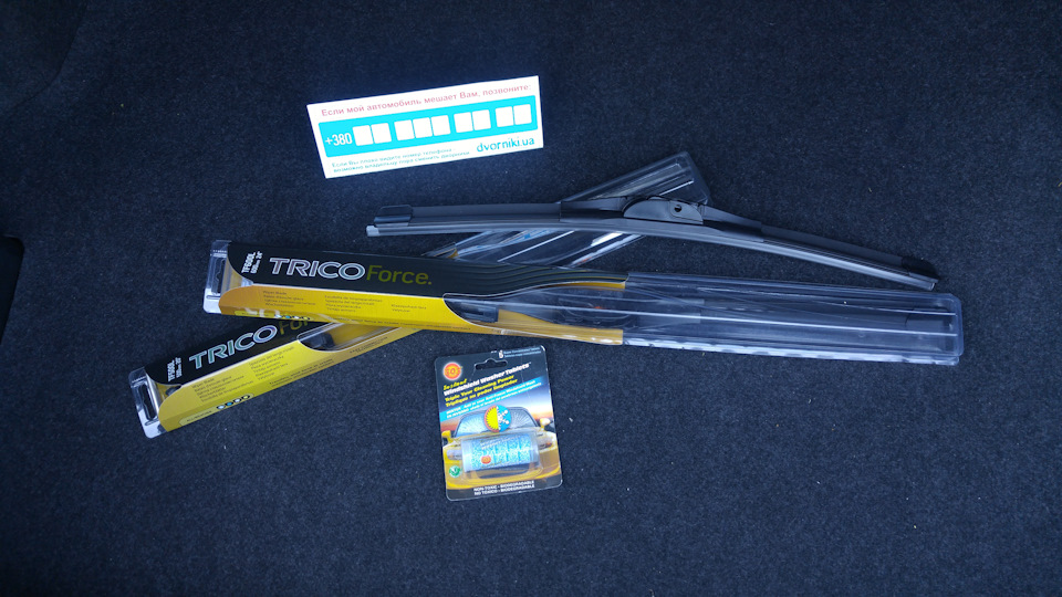 Новые дворники Trico Force — Toyota Camry (XV40), 3,5 л, 2007 года | аксессуары | DRIVE2