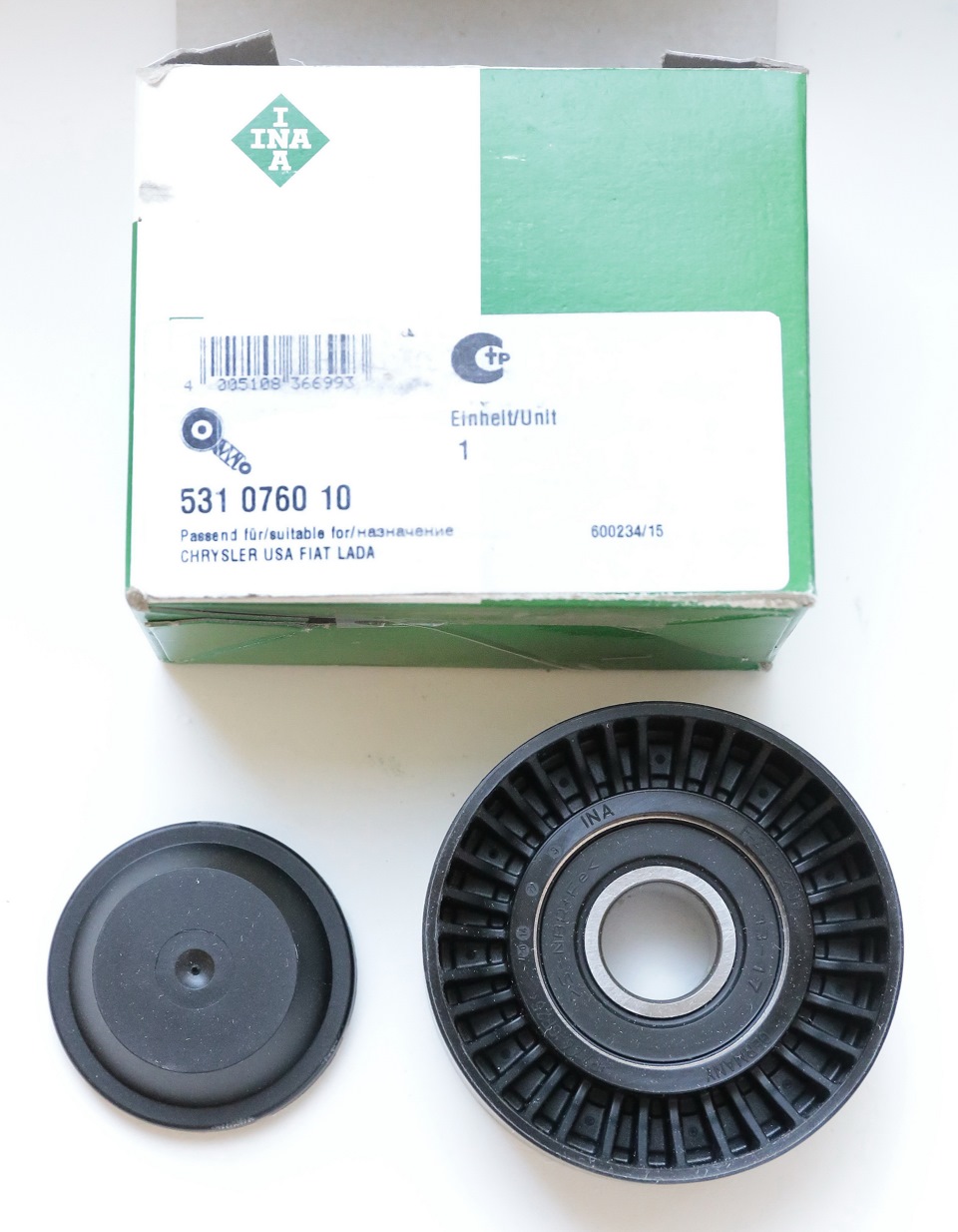 531076010 Ролик INA | Запчасти на DRIVE2