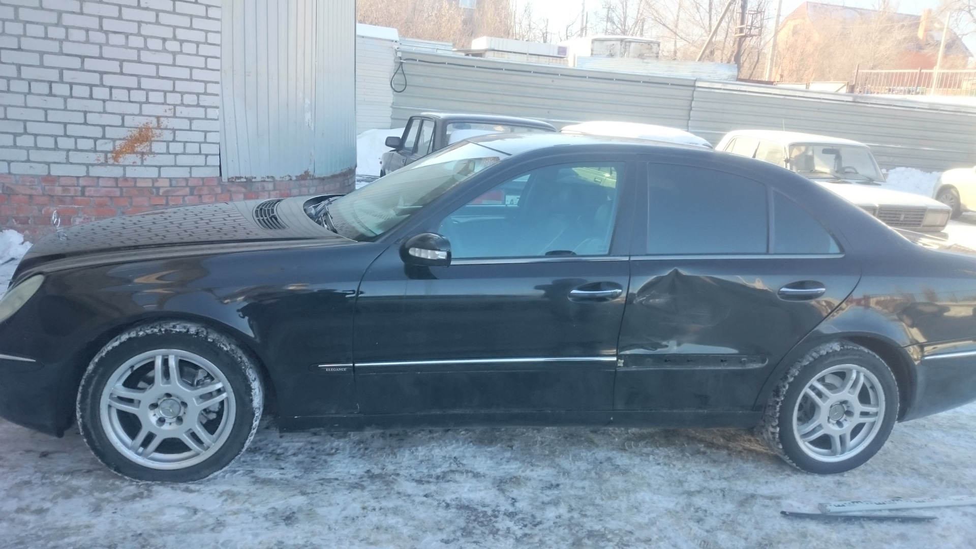 Устранили наконец последствия дтп… — Mercedes-Benz E-Class (W211), 2,6 л, 2002 года | кузовной ...