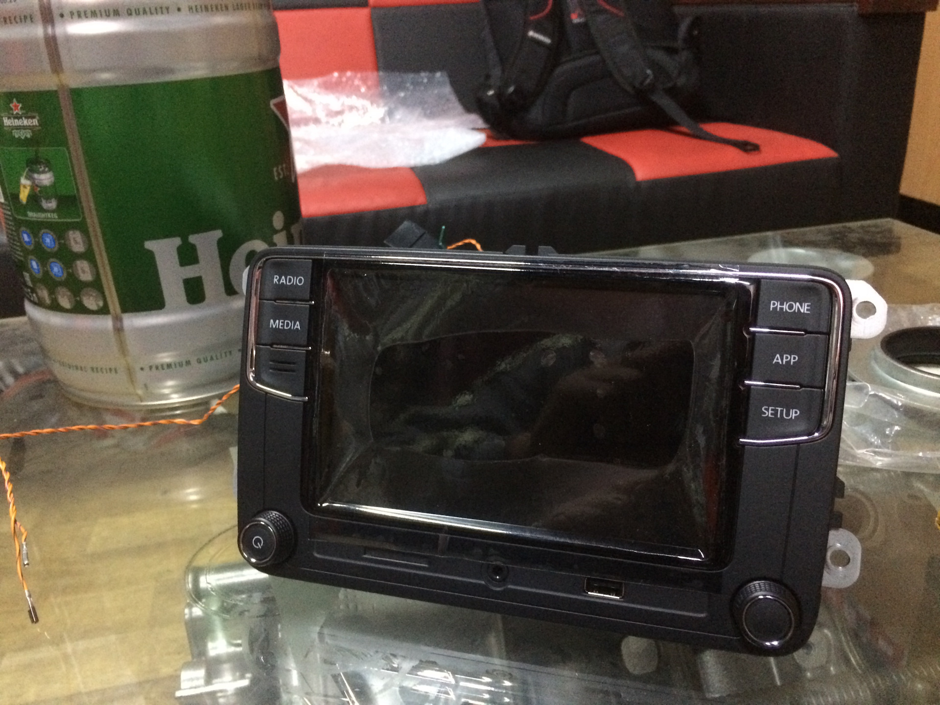 Голова Rcd 330g Plus 187B — Volkswagen Caddy (3G), 1,8 л., 2005 года ...