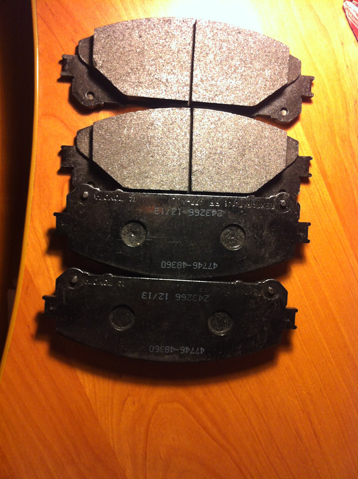 0446548160 Колодки тормозные TOYOTA LEXUS | Запчасти на DRIVE2