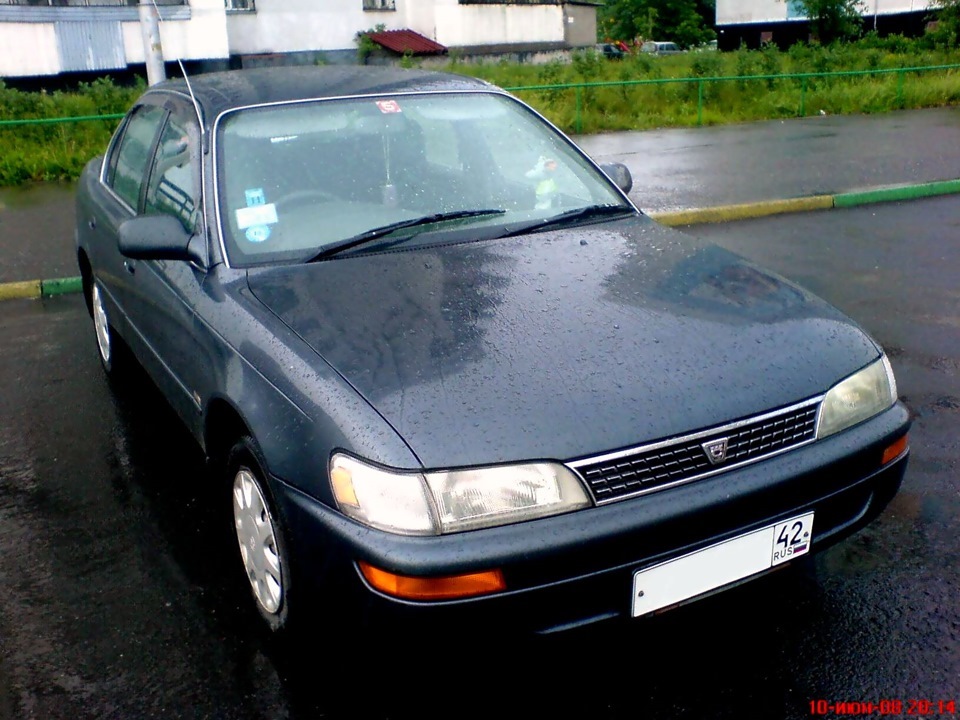 Неожиданные фото. — Toyota Corolla (100), 2 л, 1991 года | встреча | DRIVE2