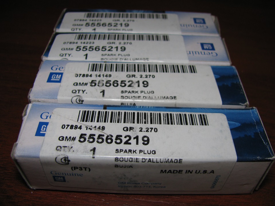 55565219 Свеча зажигания GM | Запчасти на DRIVE2