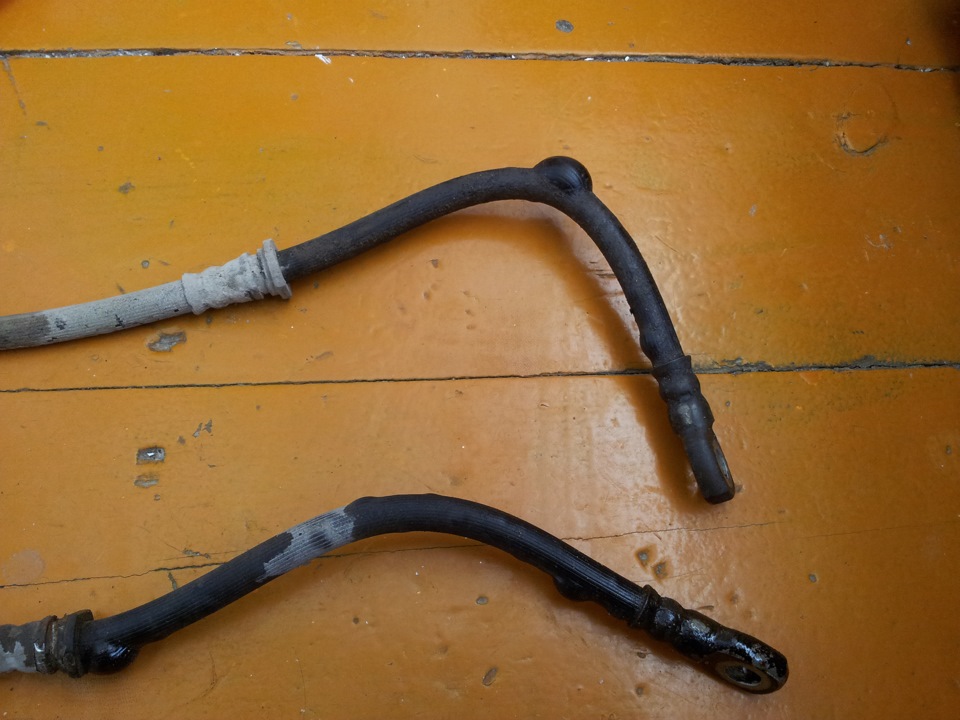 Тормозные шланги — Mitsubishi Pajero (3G), 3 л, 2003 года | визит на ...