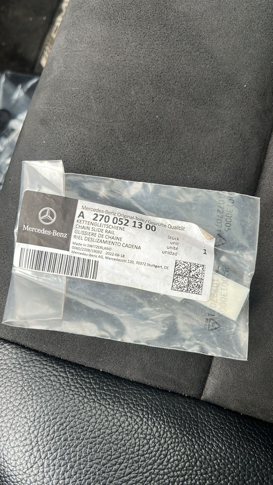 Замена ГРМ на 274.910 — Mercedes-Benz C-Class (W204), 1,6 л, 2013 года ...