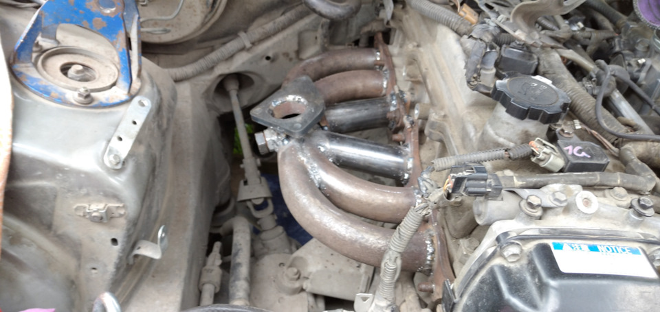 1g-fe beams turbo (Часть 7 турбо коллектор) — Toyota Altezza, 2 л, 1999 ...