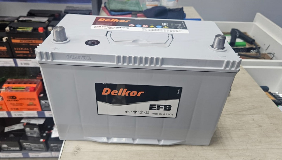 №280 — АКБ. Эксперименты с EFB (Delkor) — Lexus IS I, 0,5 л, 1999 года | расходники | DRIVE2