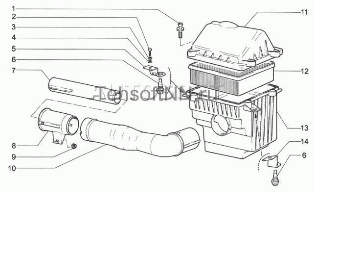 Доработал воздухозаборник — Lada Калина Хэтчбек (1G), 1,6 л, 2007 года ...