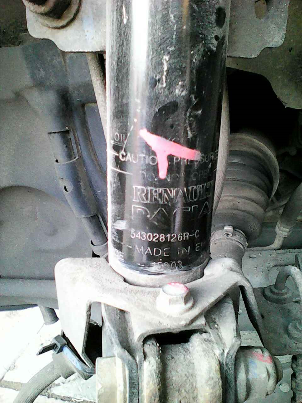 543028126R Амортизатор пер RENAULT | Запчасти на DRIVE2