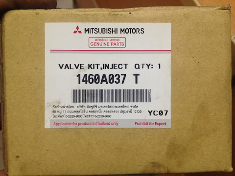 1460A037 КЛАПАНЫ ТНВД, КОМПЛЕКТ Mitsubishi | Запчасти на DRIVE2