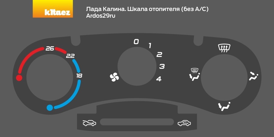 Замена подсветки и накладок панели приборов и отопителя. — Lada Калина ...