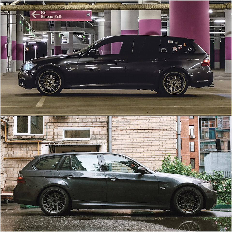 37 | H&R springs — done! — BMW 3 series Touring (E91), 2,5 л, 2007 года ...