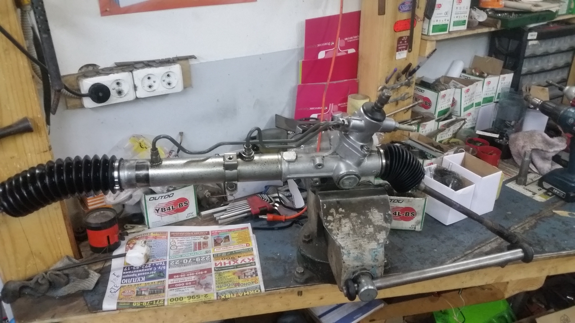 ремонт — переборка рейки — Toyota Caldina (210), 2 л, 1998 года ...