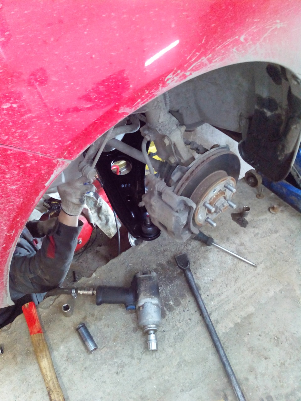 Подвеска. Начало) — Hyundai Getz, 1,4 л, 2008 года | запчасти | DRIVE2