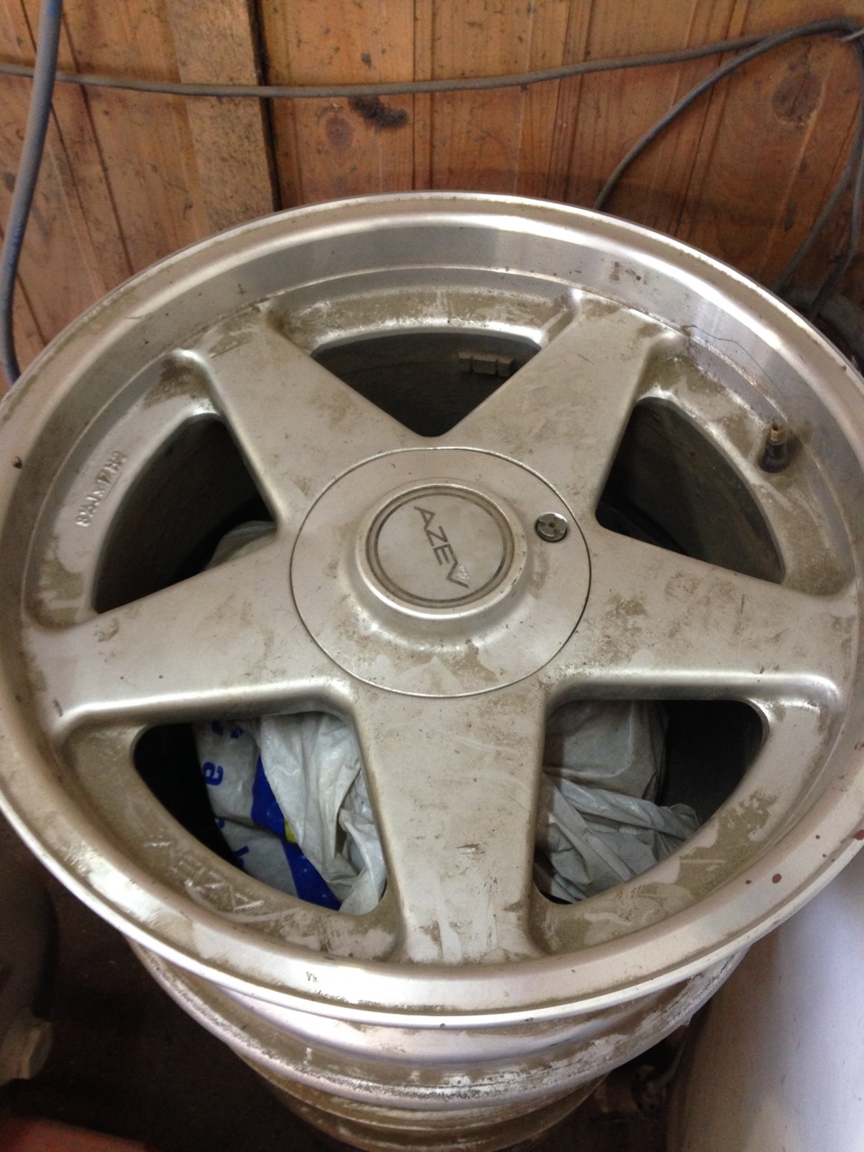 Имеются дисочки AZEV 17* — Lada 21120, 1,6 л, 2002 года | колёсные ...