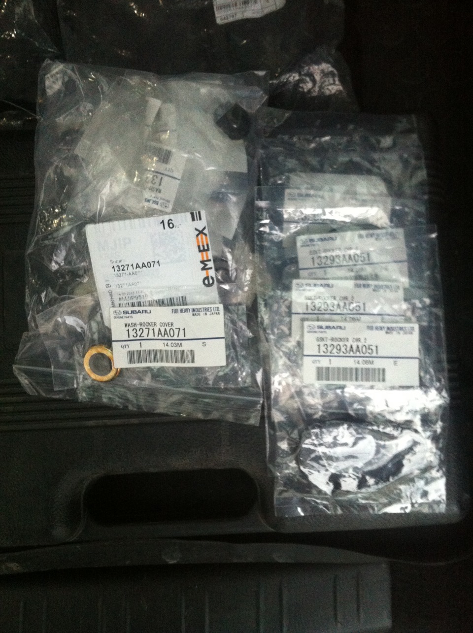 13271AA071 Кольцо уплотнительное болта крышки ГБЦ SUBARU | Запчасти на ...