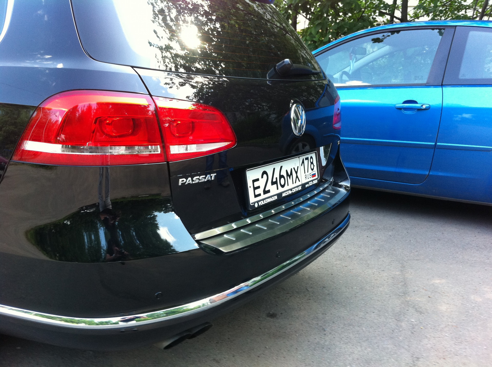 Молдинг на 5-ю дверь — Volkswagen Passat Variant (B7), 1,8 л, 2011 года ...