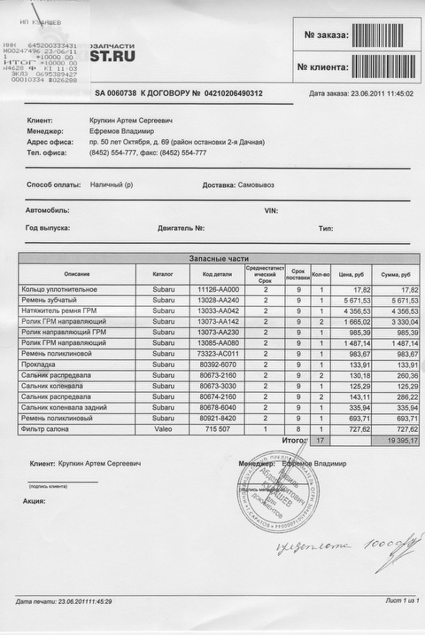 809218420 Поликлиновый ремень. Число ручьев 5 SUBARU | Запчасти на DRIVE2