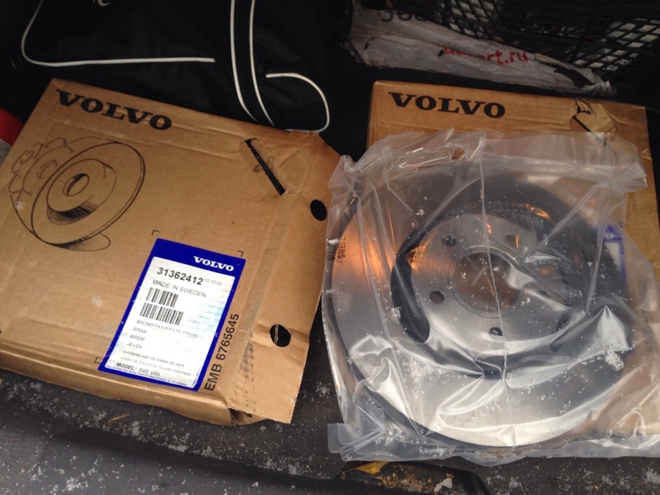 Какие диски тормозные выбрать? кто какие пользует? — Volvo S40 (2G), 2 ...