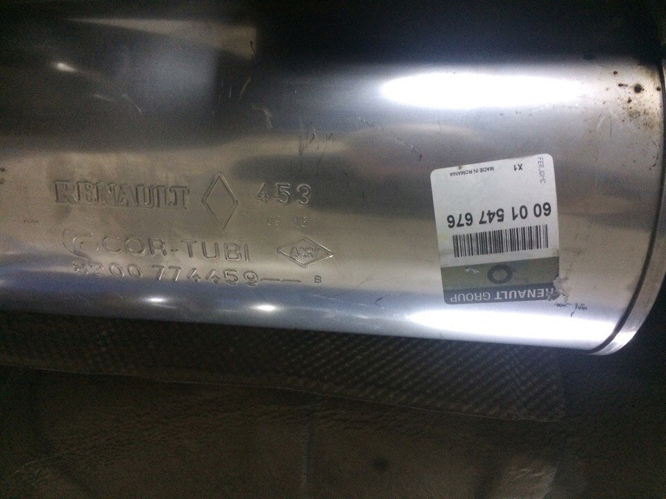 6001547676 Глушитель RENAULT | Запчасти на DRIVE2