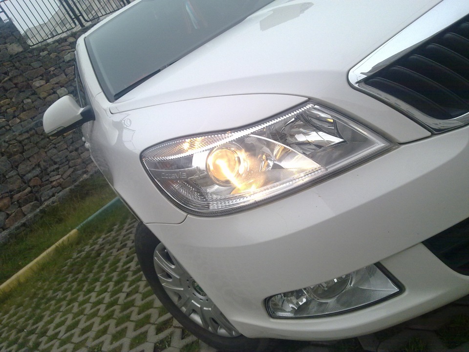 Зима где ты? — Skoda Octavia A5 Mk2, 1,6 л, 2011 года | аксессуары | DRIVE2