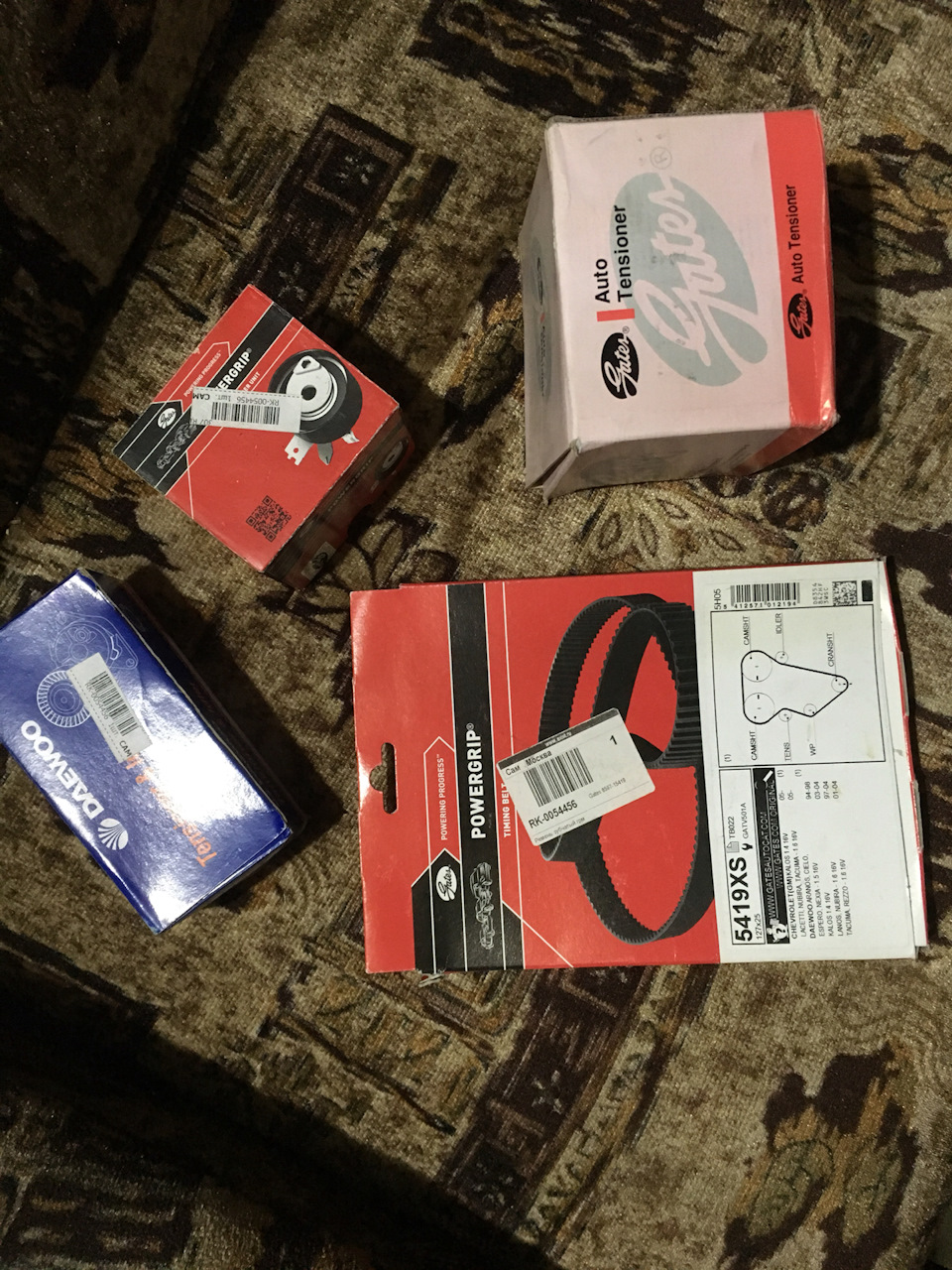 5419XS Ремень ГРМ GATES | Запчасти на DRIVE2