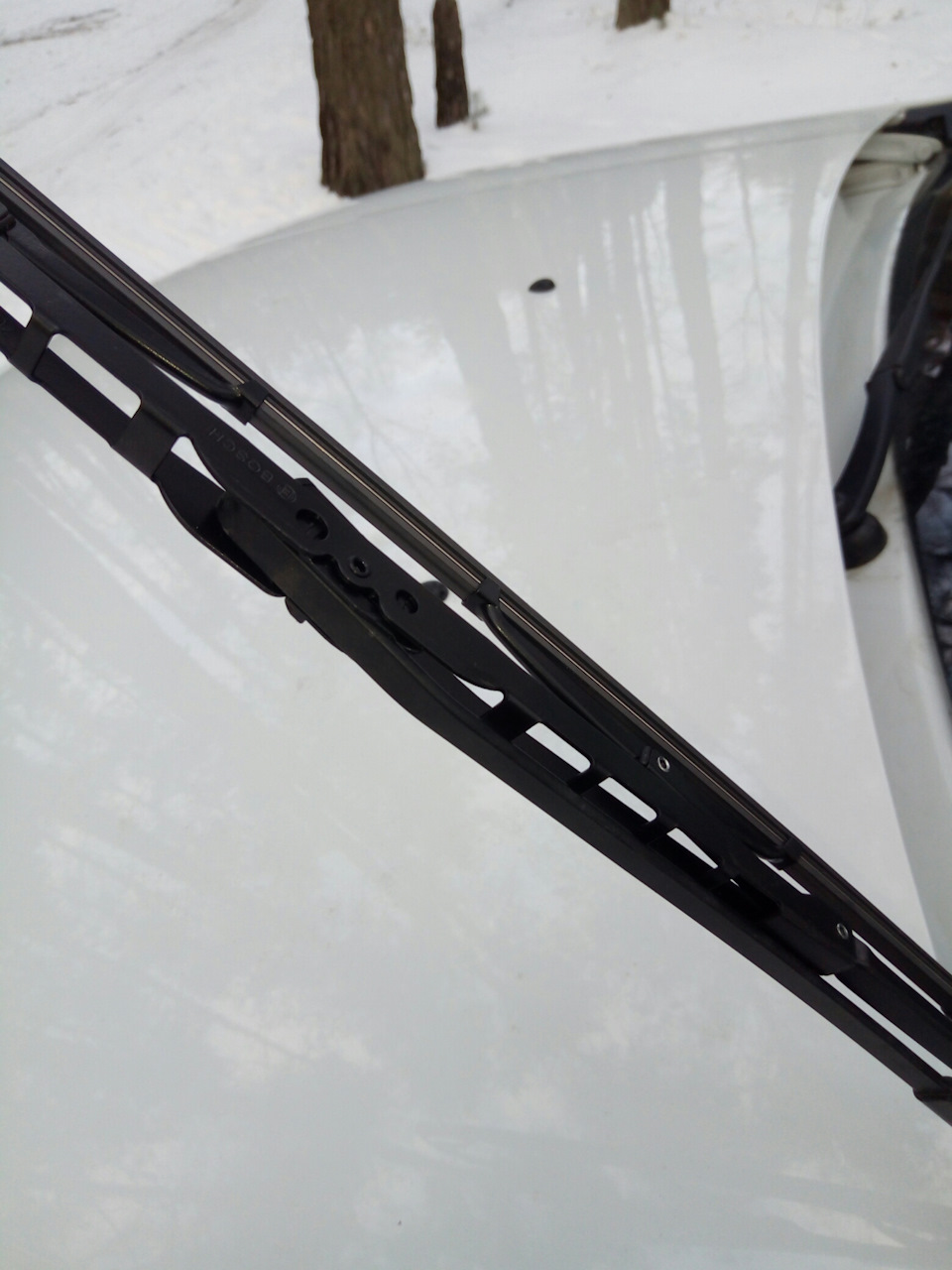 Замена щеток стеклоочистителя. — Renault Duster (1G), 2 л, 2012 года ...