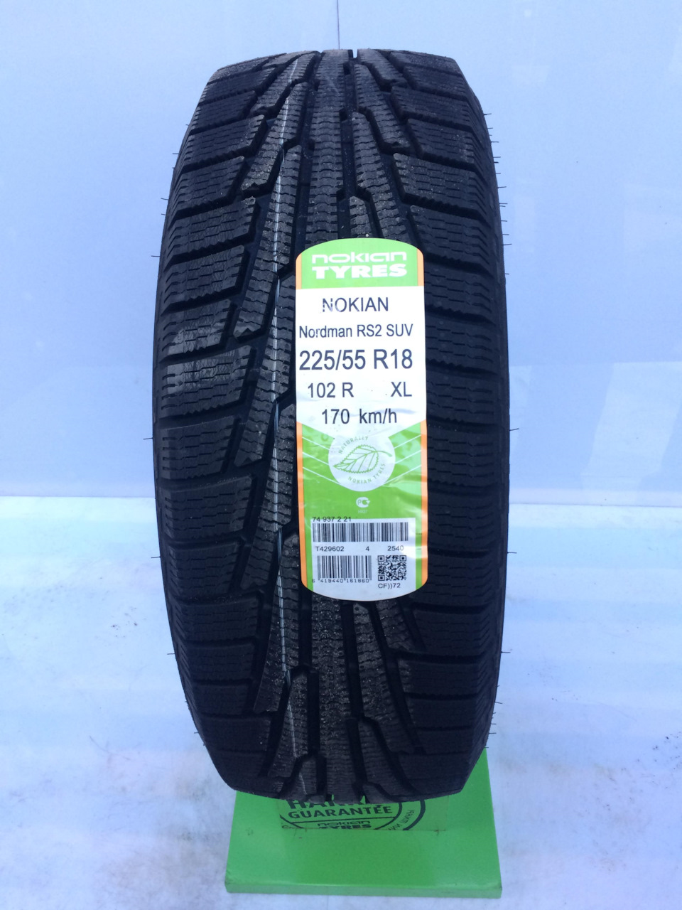 Купил новую зимнюю резину Nokian Nordman RS2 SUV 225/55 R18 102R — Mitsubishi Outlander (3G), 2 ...