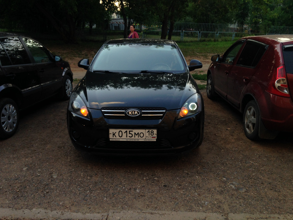 Печаль…перегорел ангельский глаз — KIA Pro_Ceed (1G), 1,4 л, 2008 года ...