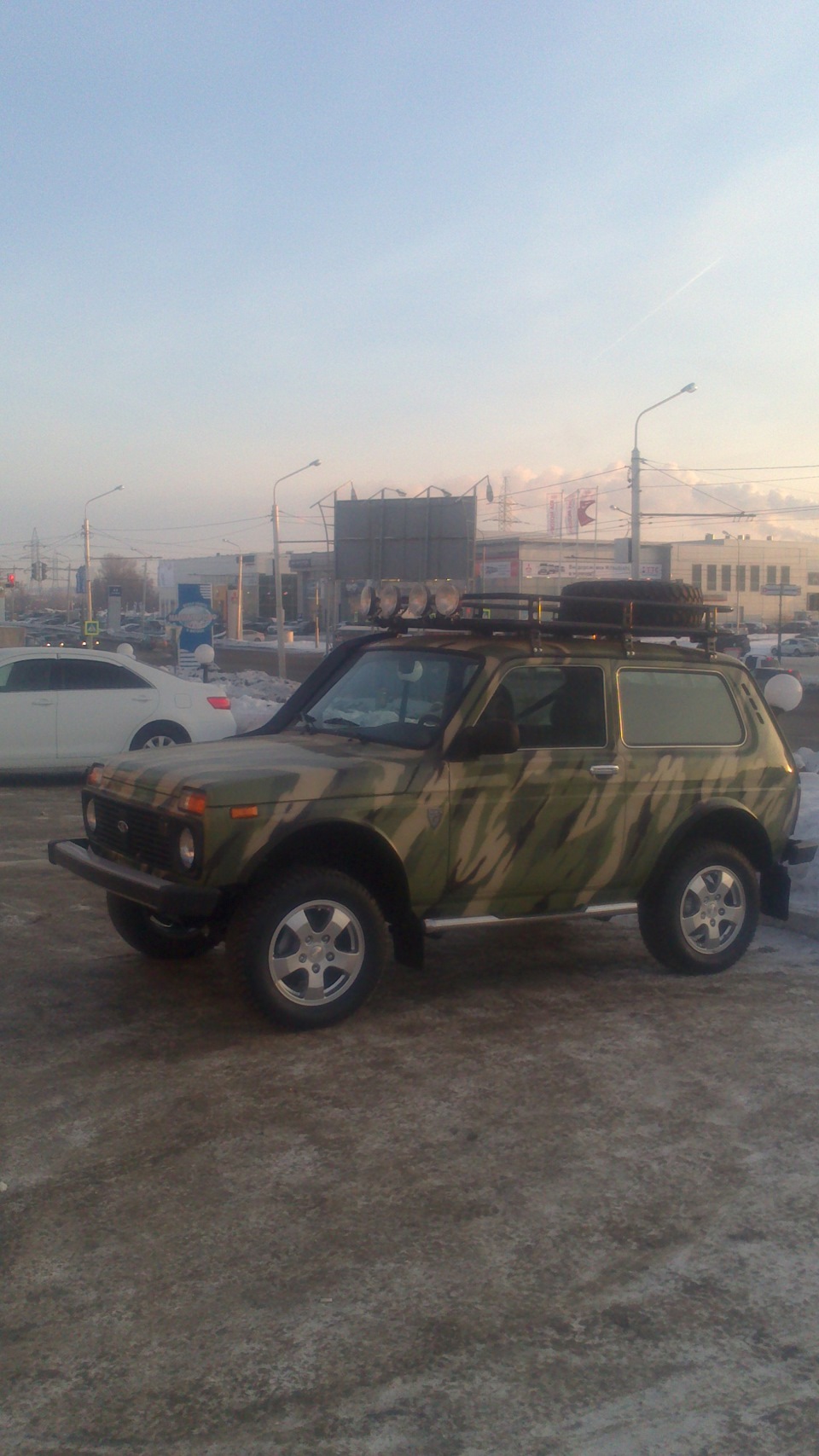 Купил зимнюю резну BF GOODRICH 215/65/R16 — Lada 4x4 3D, 1,7 л, 2014 ...