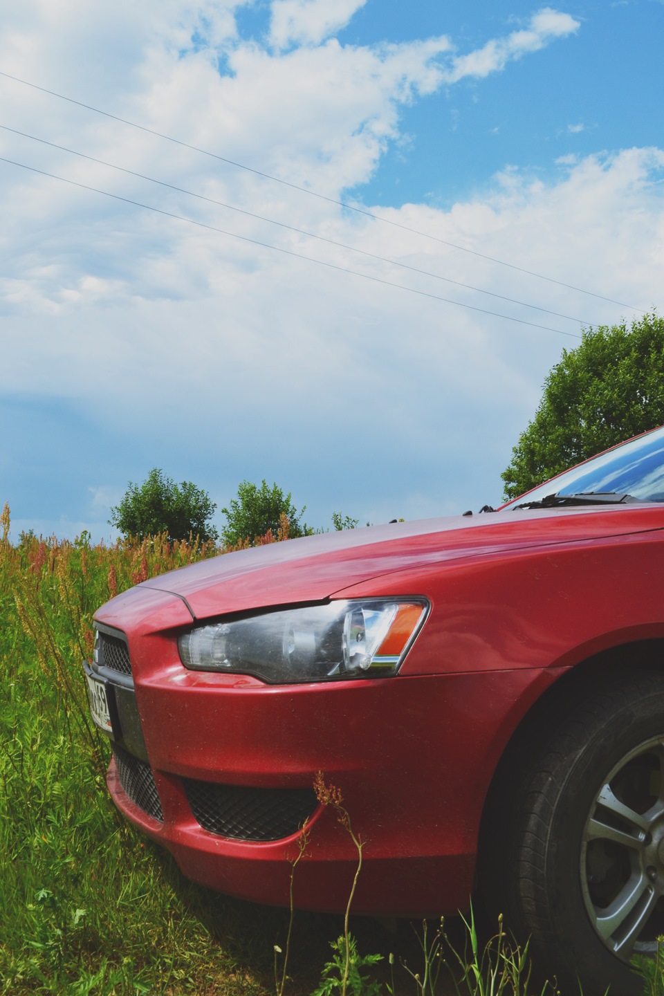 Немного ностальгии по лету 2014 — Mitsubishi Lancer X 1 5 л 2009 года